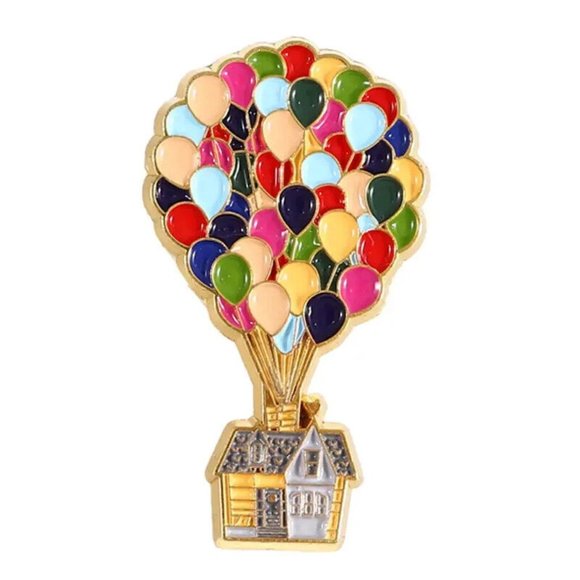 Accessories | Up Balloon House Pin Disney Pixar Carl Fredricksen Ellie ...